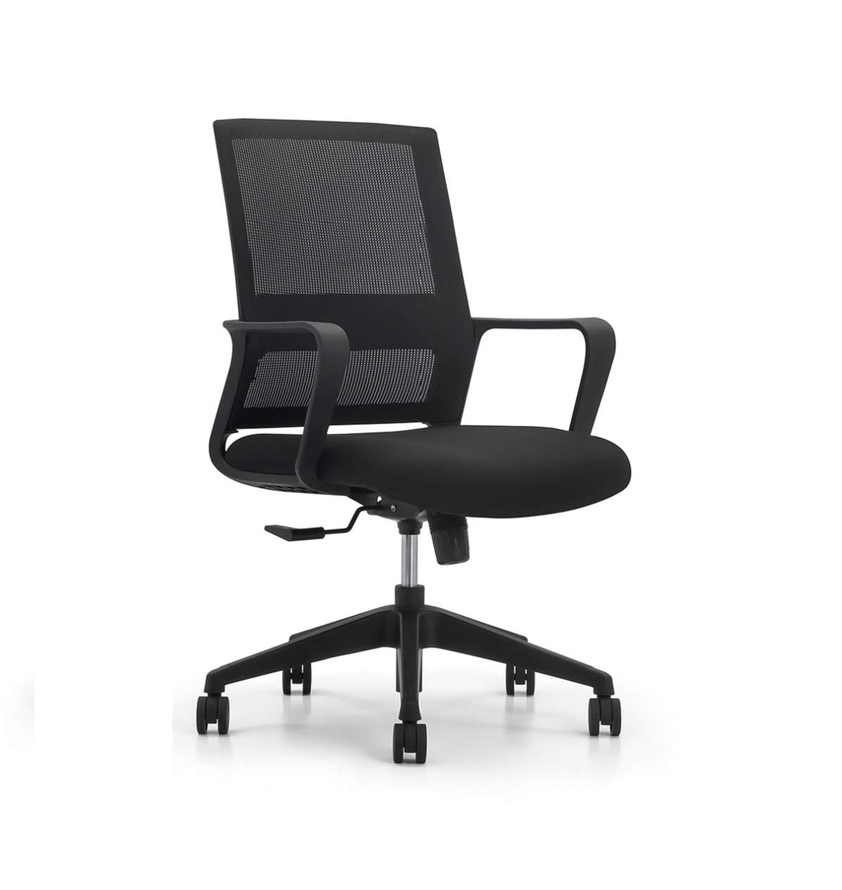 SOS Spacewood LiteOffice Glide Mesh Back Nylon Base Office Chair (Black ...