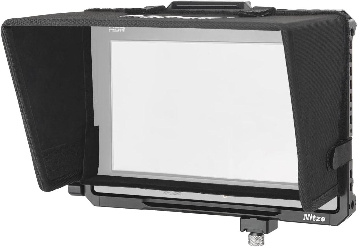 Amazon.com : Nitze Cage for Blackmagic Design Video Assist 7" 12G-SDI ...