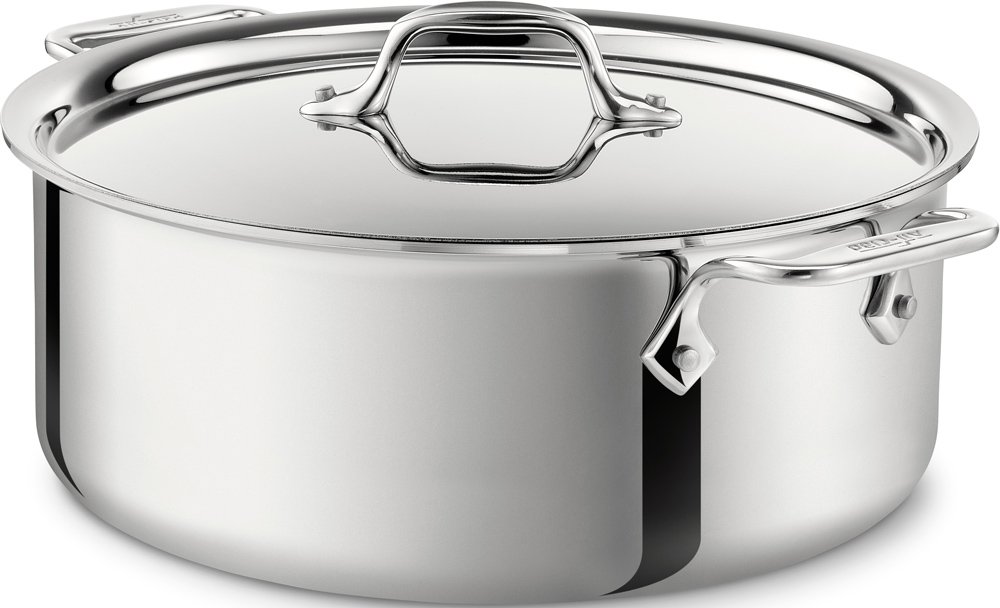 All-Clad D3 - Olla de acero inoxidable de 3 capas para horno de ...