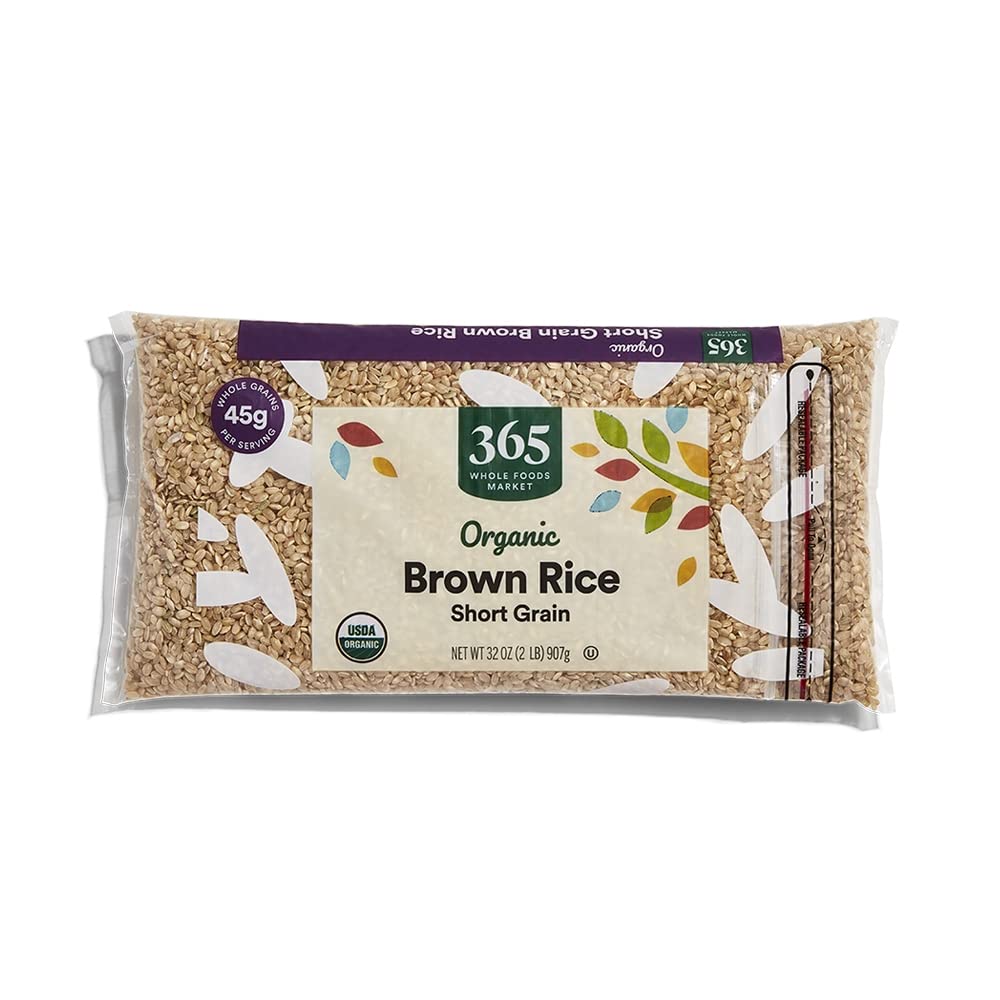 Amazon.com : 365 by Whole Foods Market, Organic Short Grain Brown Rice ...