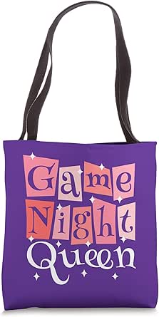 Amazon.com: Girl Game Night Daughter Family Board Game Night Tote Bag ...