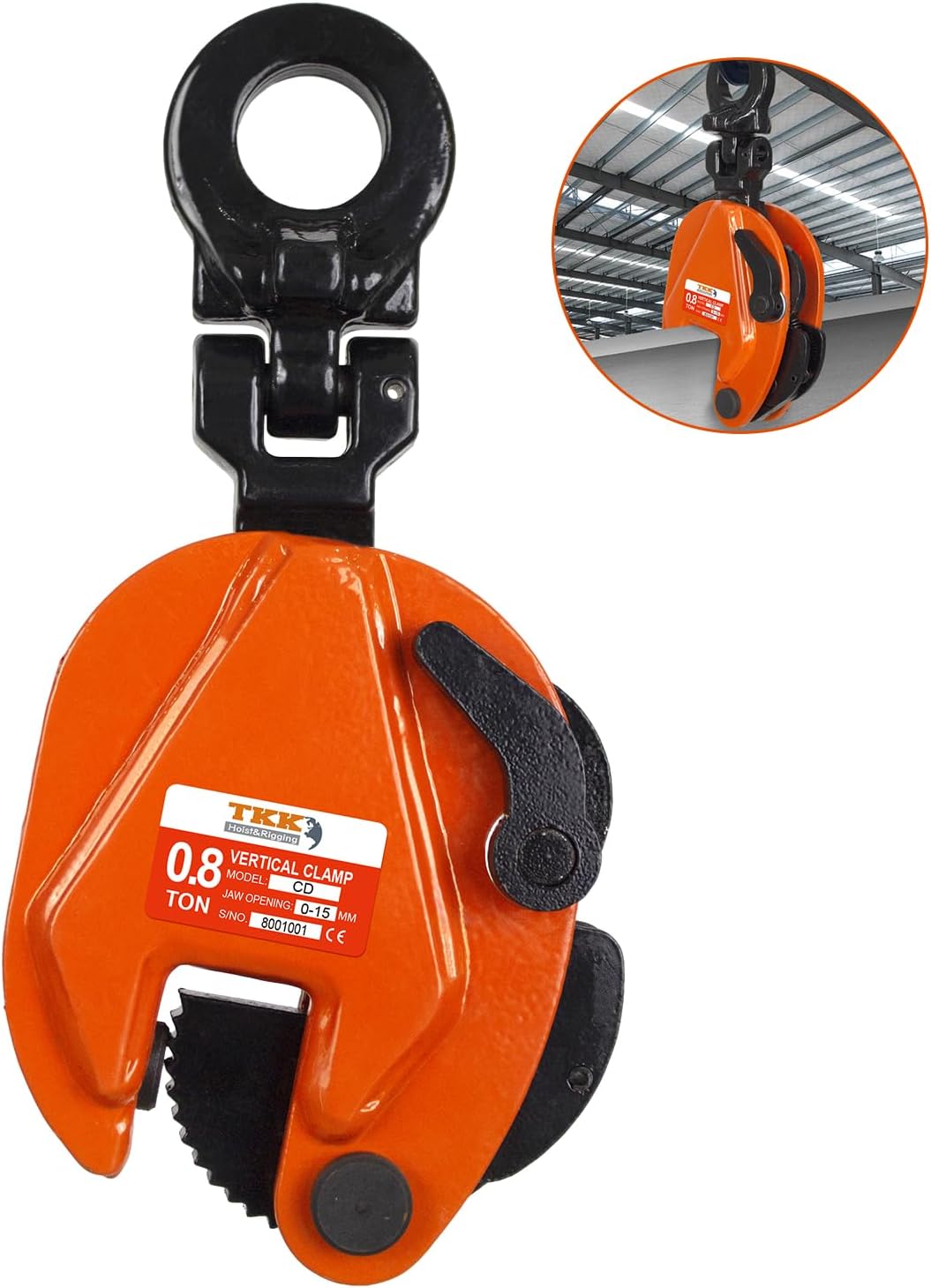 Amazon.com: TKK Vertical Plate Clamp 1760Lb, 1Ton Plate Lifting Clamps ...