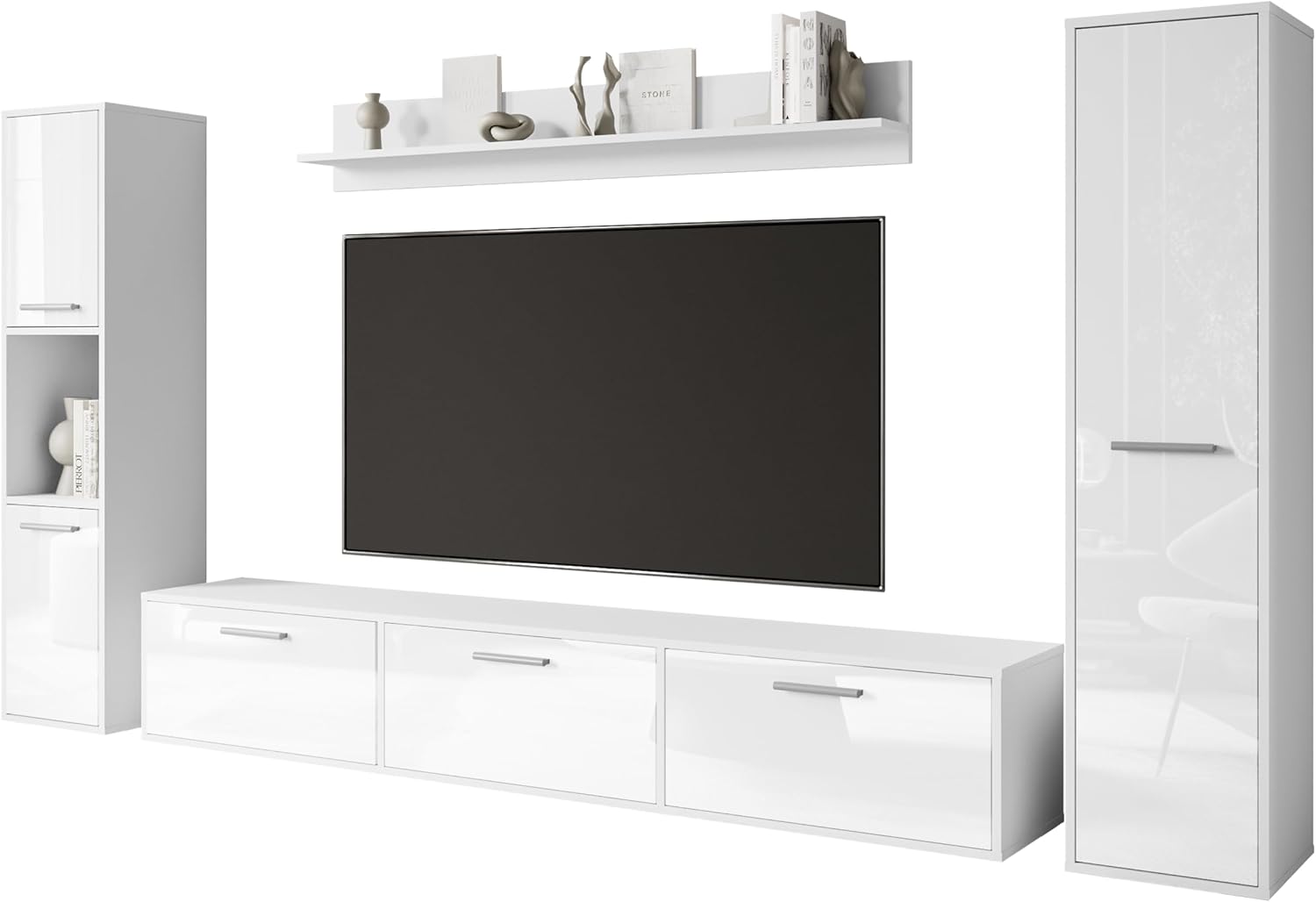 MINIO go for it - Wohnwand Wohnzimmer 4-teilig Toga, Wohnzimmer Möbel ...