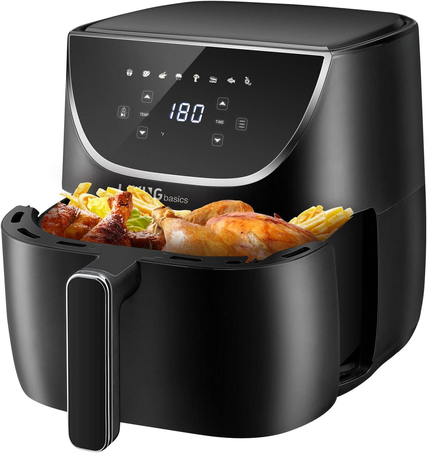 Starfrit Friteuse électrique numérique à air - Capacité de 3,5 L ...