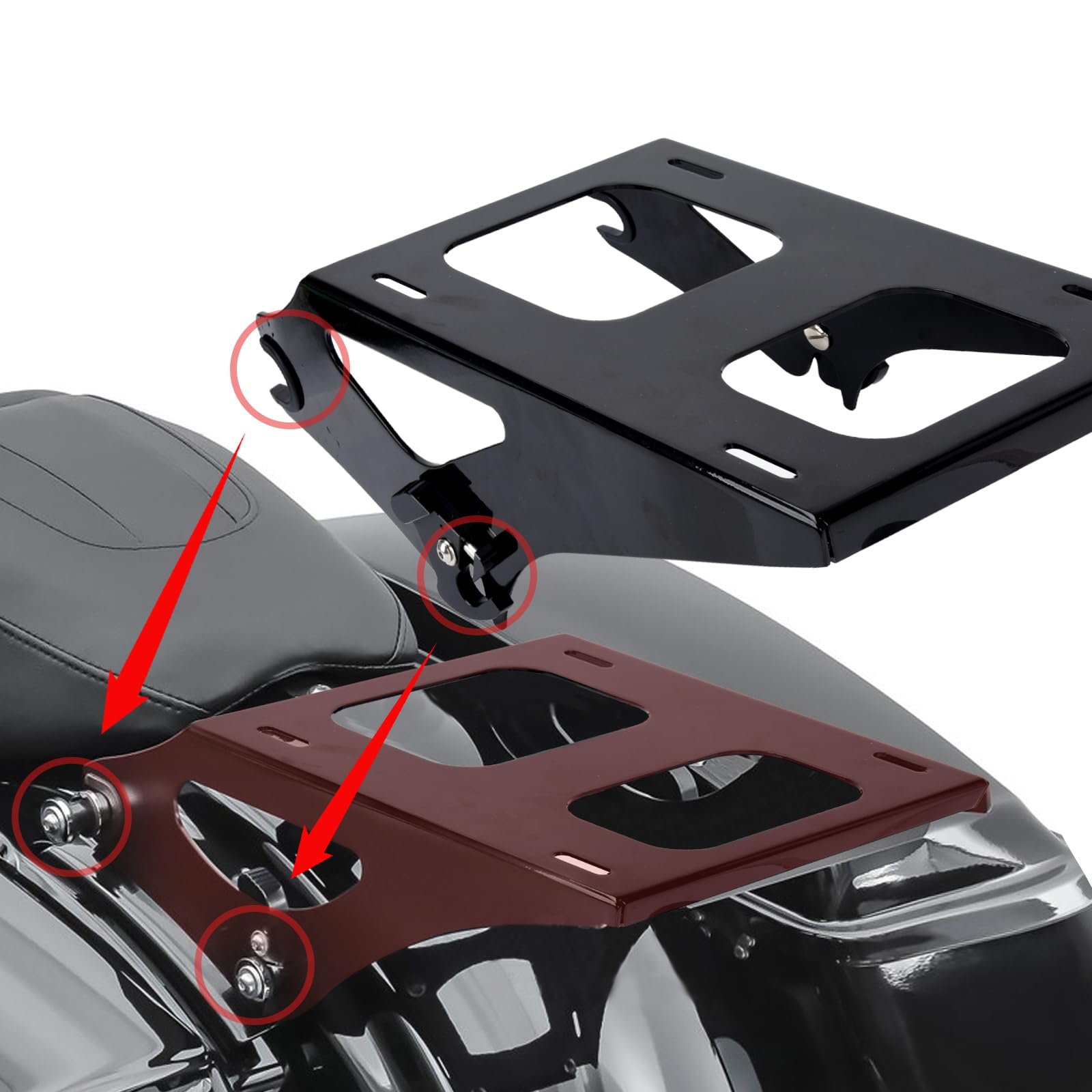 2025 Harley Davidson Road Glide Accessories Black Detachable Tour Pack ...