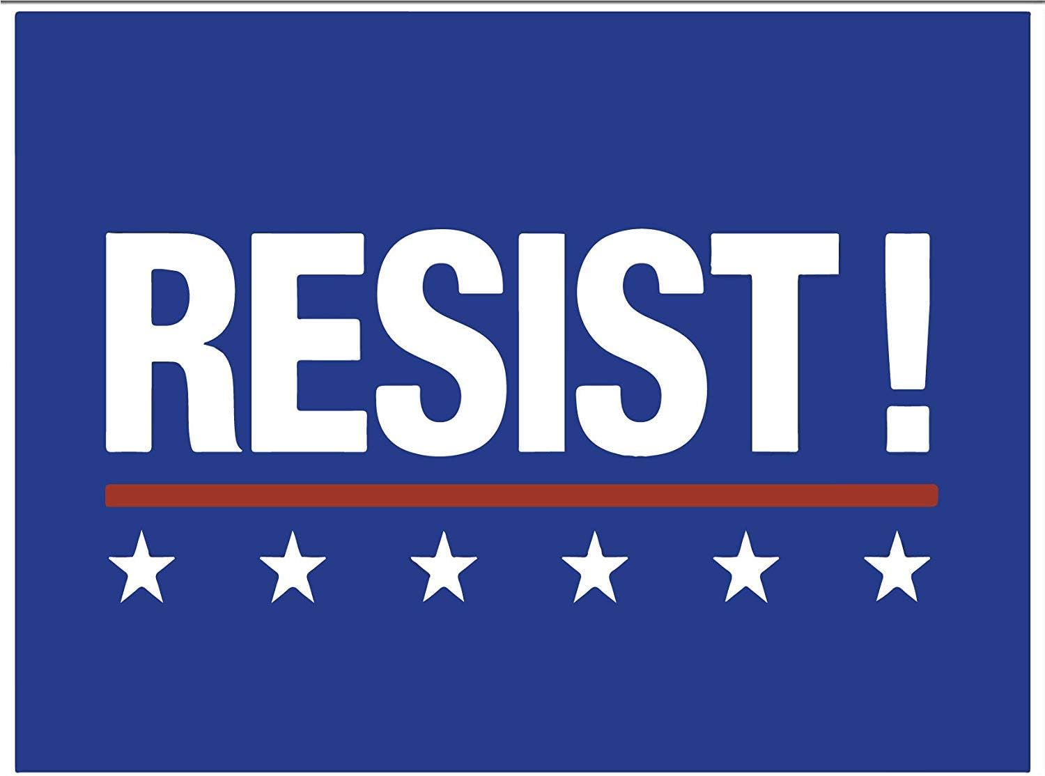 Amazon.com : Resist! - Anti Trump 2024 18X24 inch 2-Sided Political ...