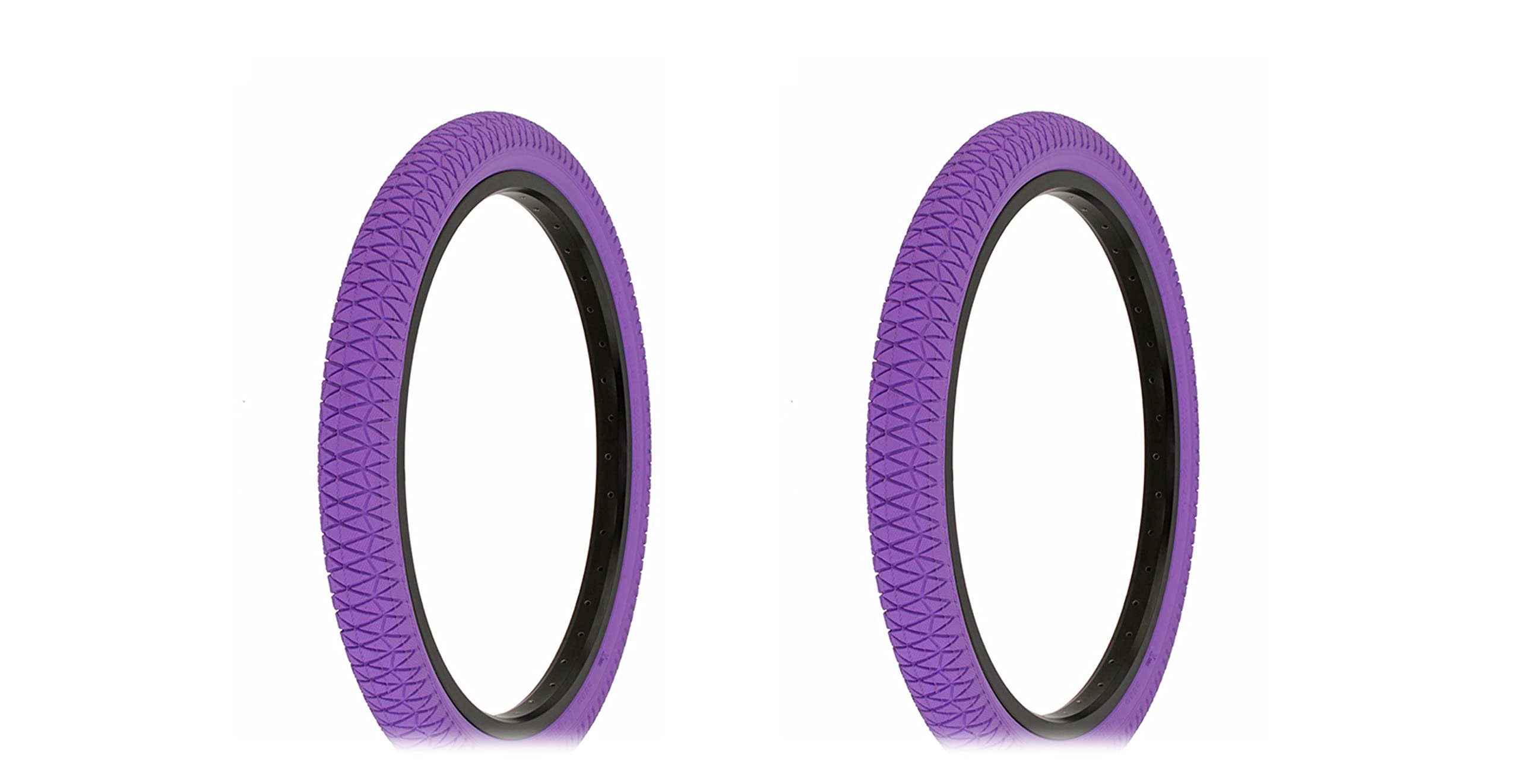 Amazon.com : Lowrider Two Bike Tire 20 x 1.95 Purple/Purple Side Wall ...