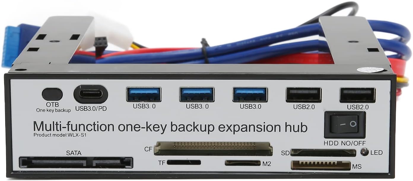 Amazon.com: Bewinner 5.25 inch Multi Function Computer Media Front ...