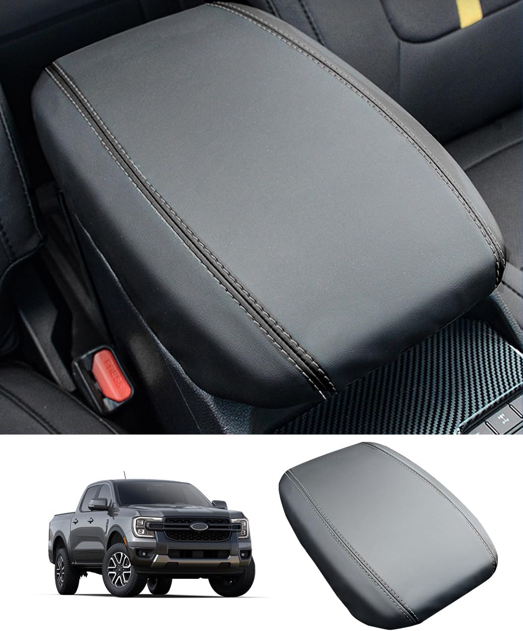 Amazon.com: KEPHTH Center Console Cover for 2024 2025 Ford Ranger ...