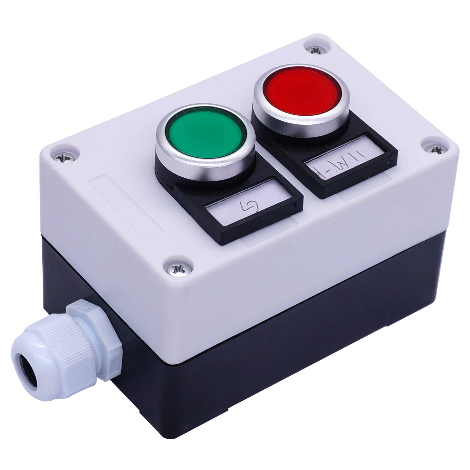Taiss Momentary Push Button Switch Station 22mm 1NO 1NC Pushbutton ...