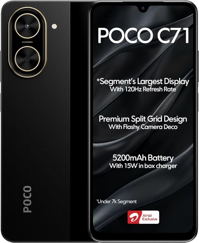 Amazon.com: Poco C71 4G LTE (for Tmobile Mint Tello & Global) (128GB + 4GB) 32MP Dual Camera 6. ...