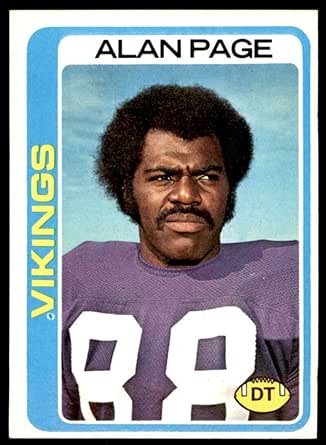 Amazon.com: Football NFL 1978 Topps #406 Alan Page Vikings ...
