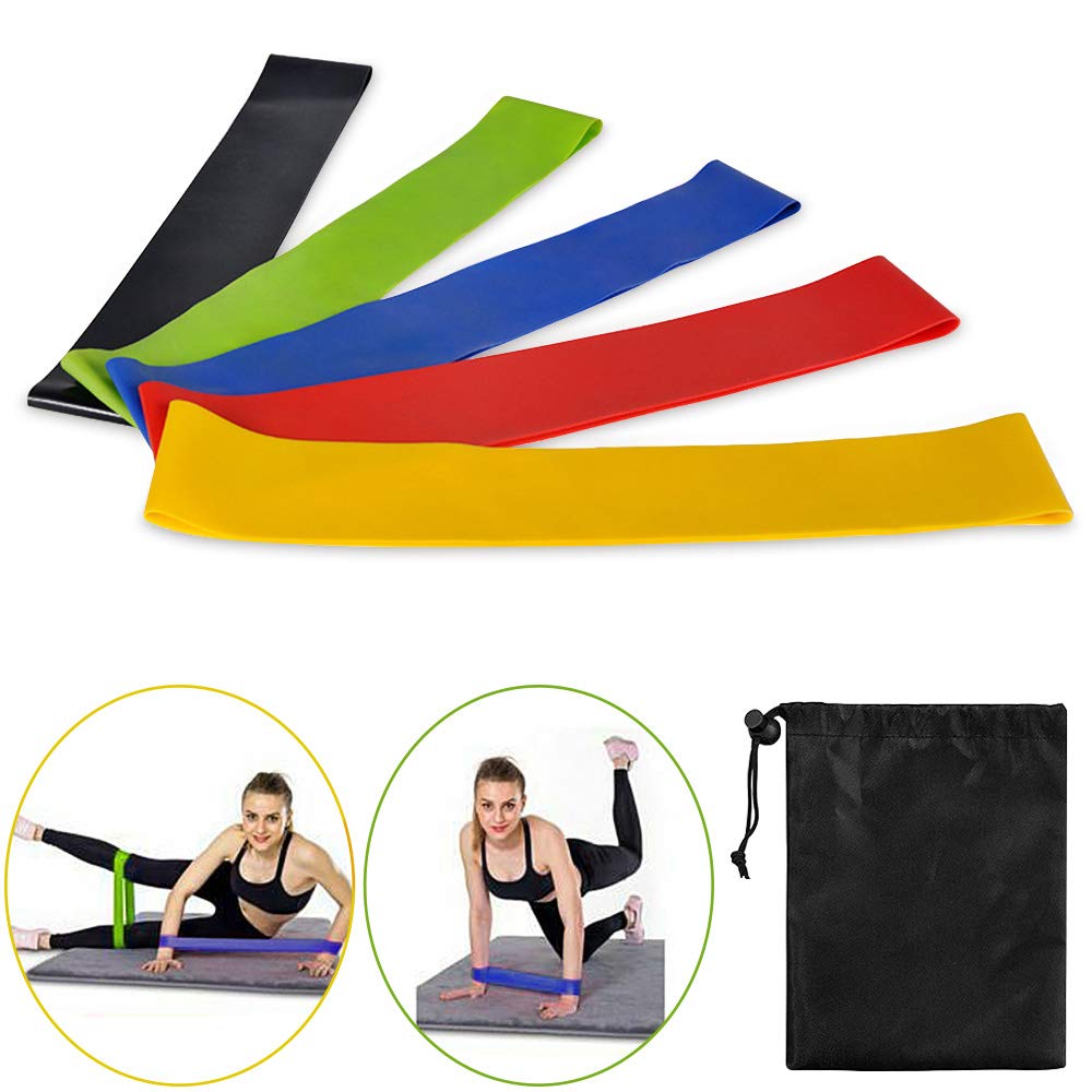 Buy Sumaote Resistance Loop Bands Set, Exercise Workout Yoga Bands for ...