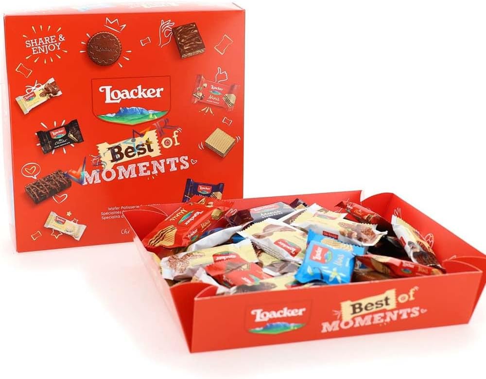 Loacker Best of Moments Assortment 12 Flavours Individually Wrapped ...