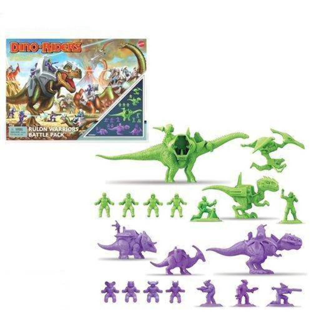 Amazon.com: Dino-Riders Rulon Warriors Battle Pack : Toys & Games