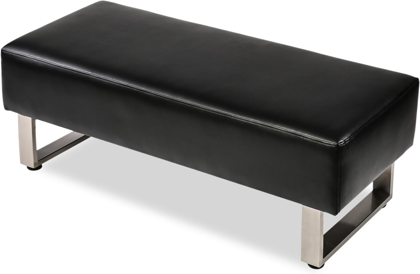 Amazon.com: KINTNESS 40" L Reception Chairs Modern Entryway Bench - 2 ...