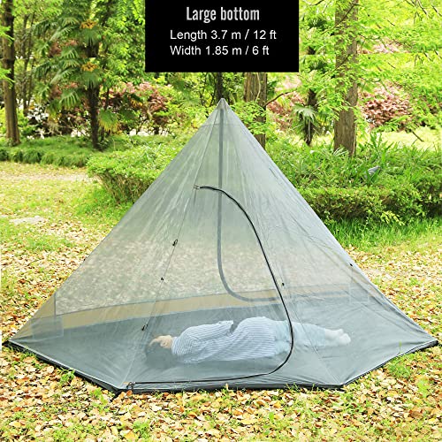 Snapklik.com : Inner Mesh For T1 T2 Large Size Tipi Hot Tent