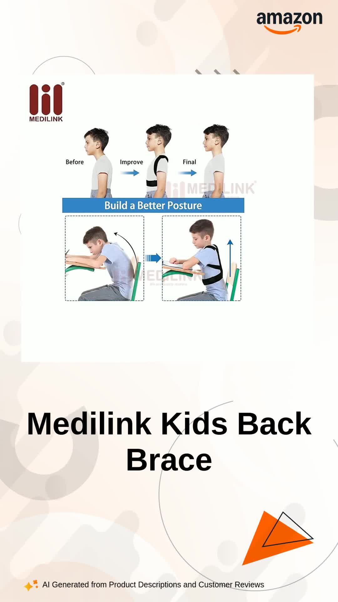 Watch Medilink Kids Back Brace on Amazon Live