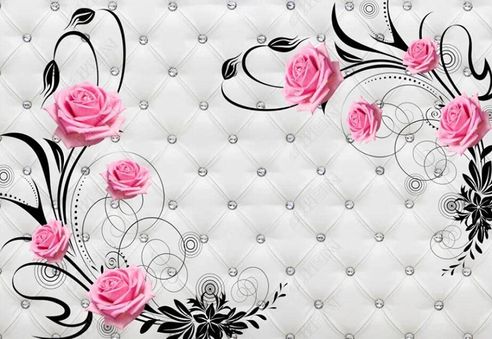 3d Pink Rose Wallpapers