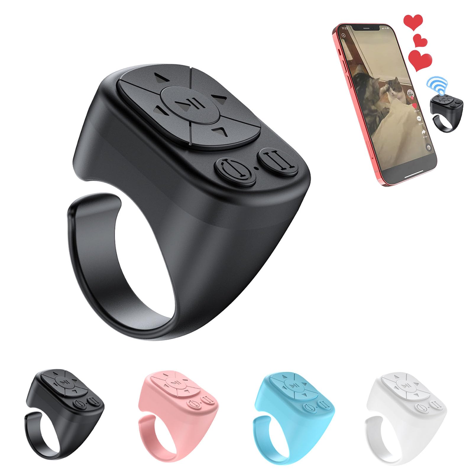 Amazon.com: Fingertip Wireless Bluetooth Remote Control,Phone Remote ...