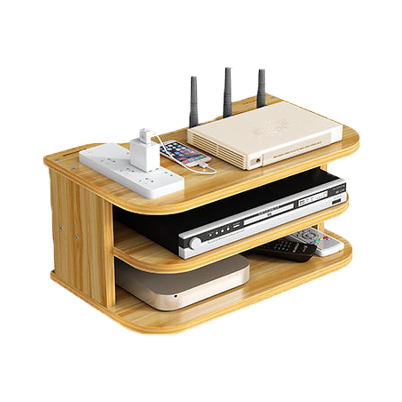 Amazon.com: Floating Projector Shelf Rack Router Shelf Wall Mount ...