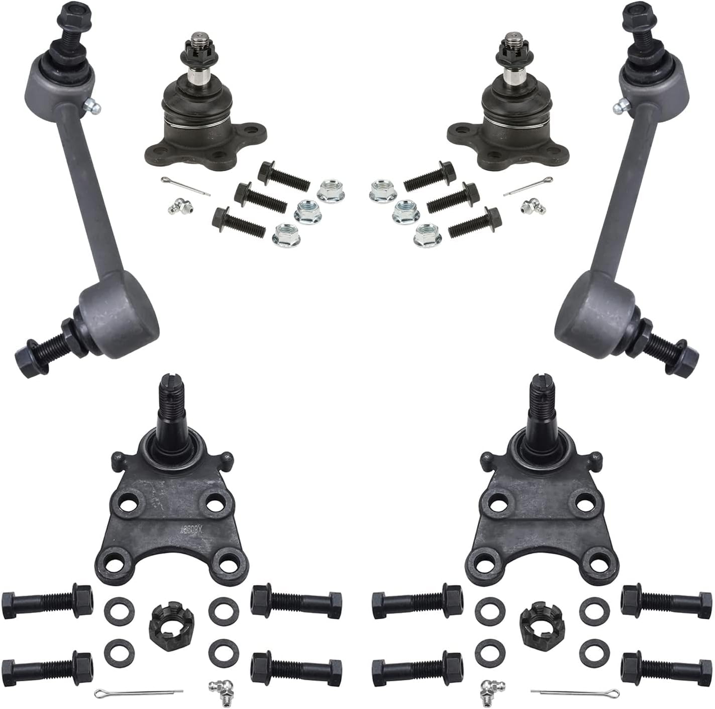 Amazon.com: Detroit Axle - Barras estabilizadoras de rótula delanteras para Chevy Colorado GMC ...