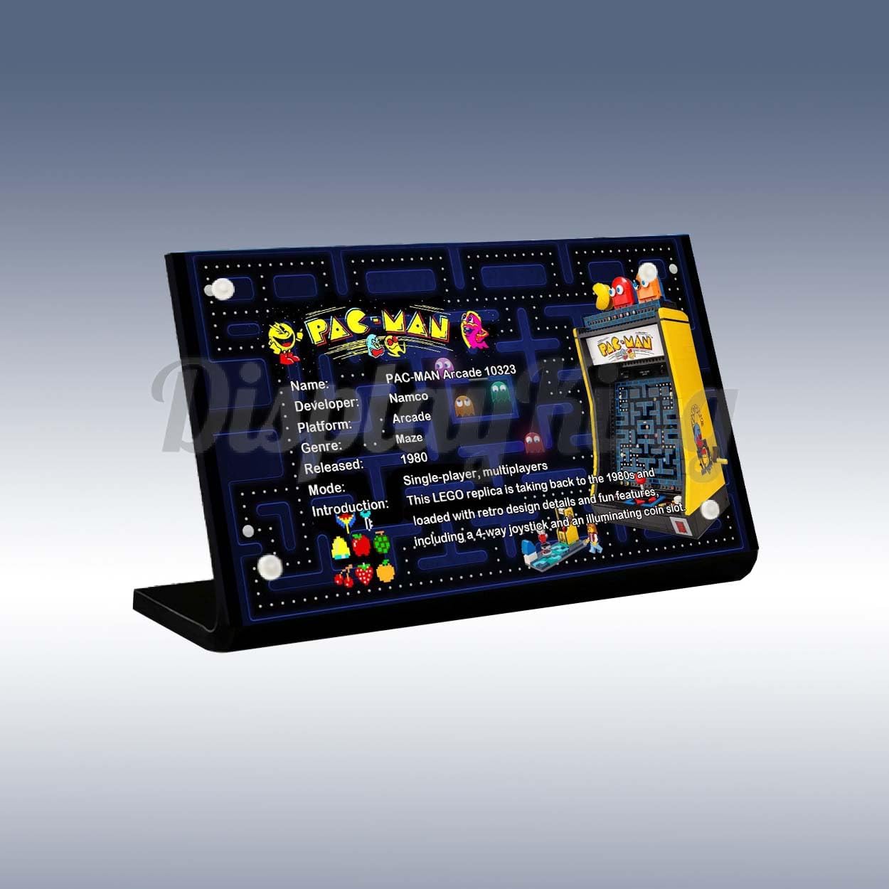 Amazon.com: Acrylic Display Plaque for Lego PAC-Man Arcade 10323(Lego ...