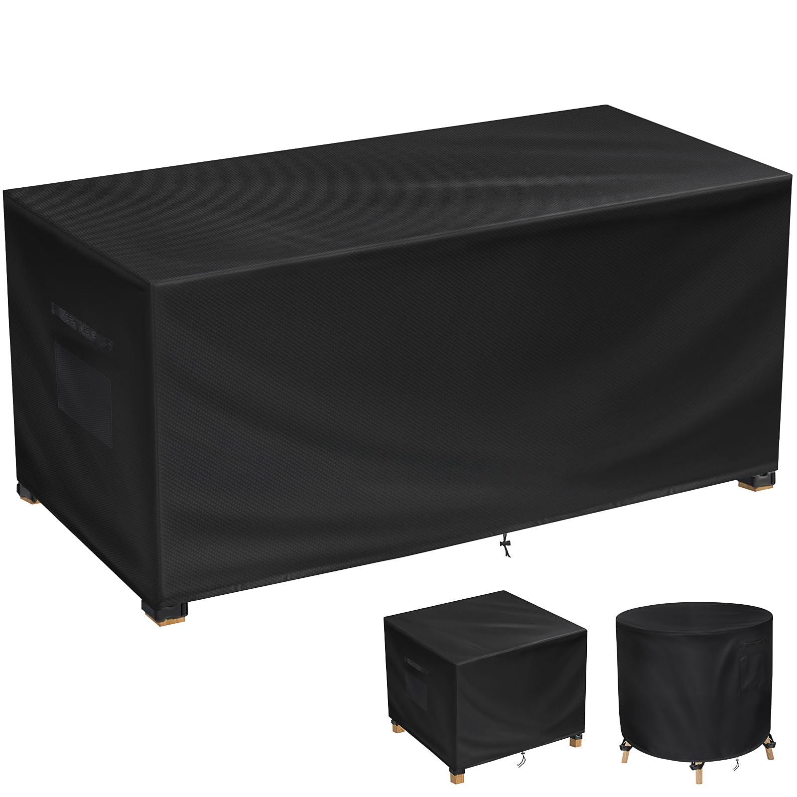 Amazon.com : Rectangular Patio Table Cover - Waterproof Outdoor Table ...