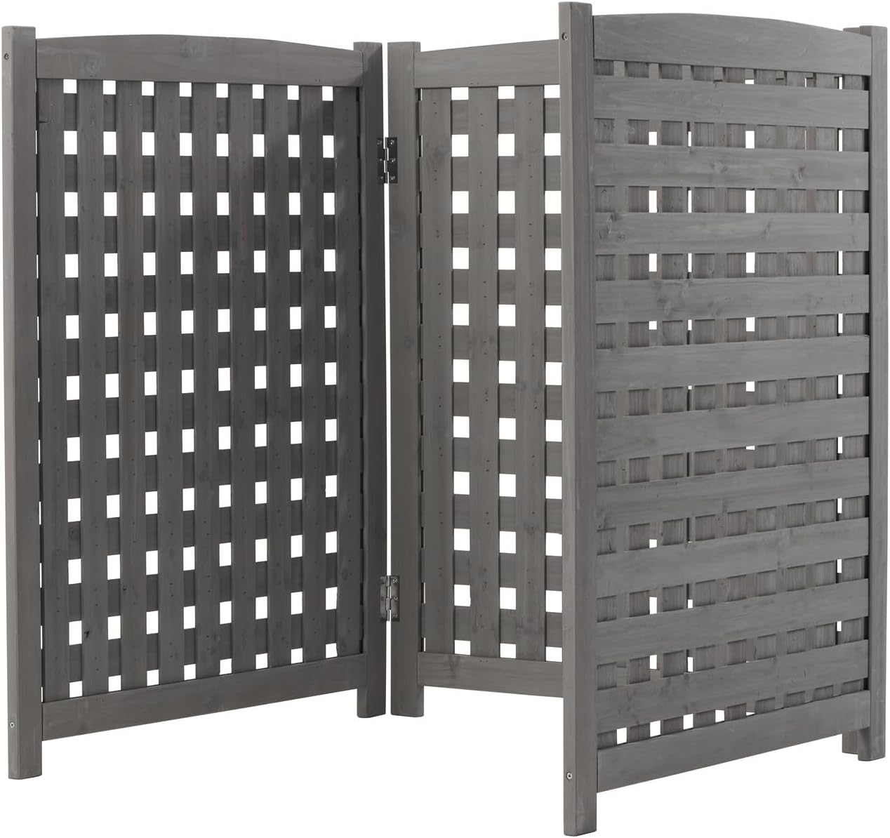 Amazon.com : Premium Cedar Wood 3-Panel Air Conditioner Screen ...