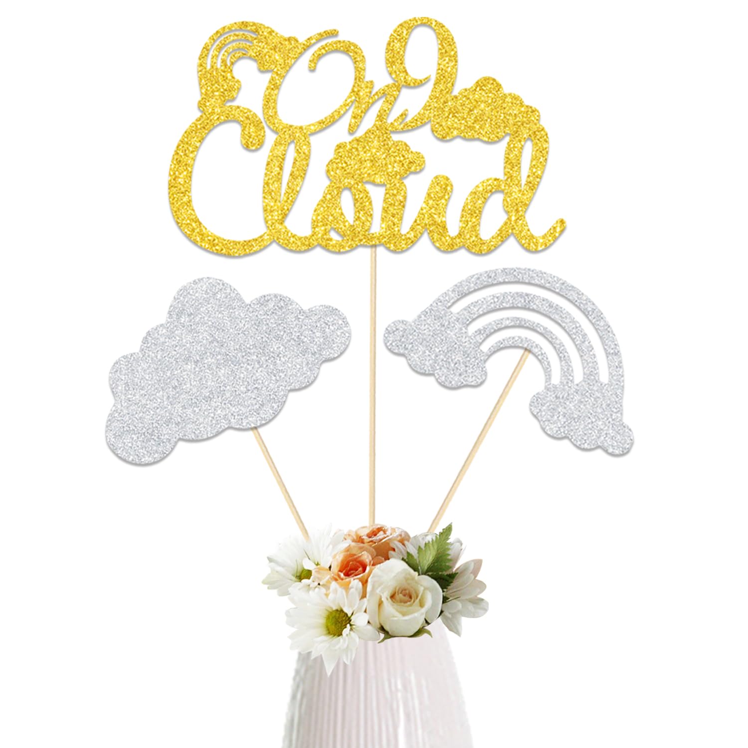 Snapklik.com : 12Pcs On Cloud 9 Centerpiece Sticks, Cloud Decorations ...