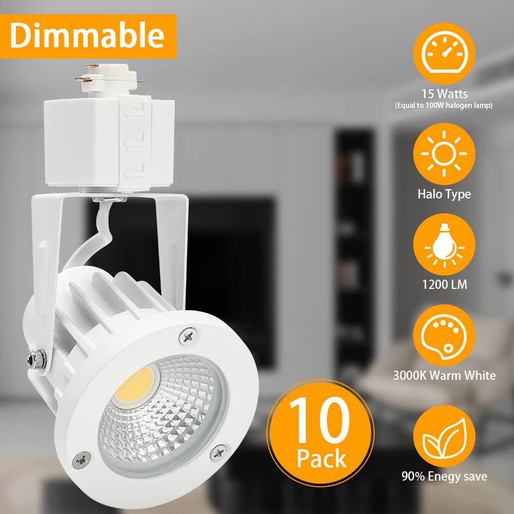Halo Dimmable Led Track Heads Are CTL Track Lighting Head LED White