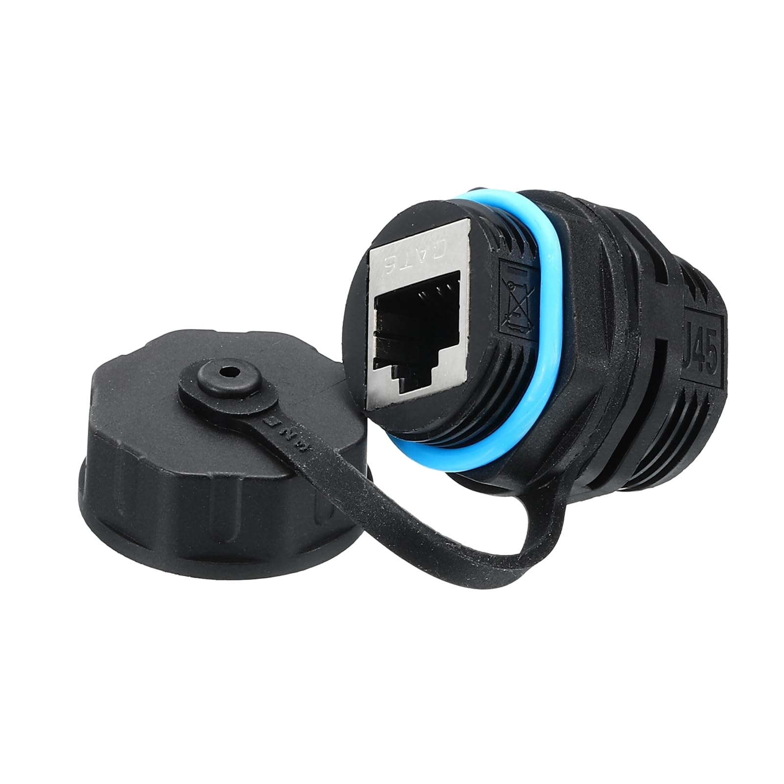 Panel Mount Ethernet Jack Panel Mount RJ45 Waterproof Connector IP68