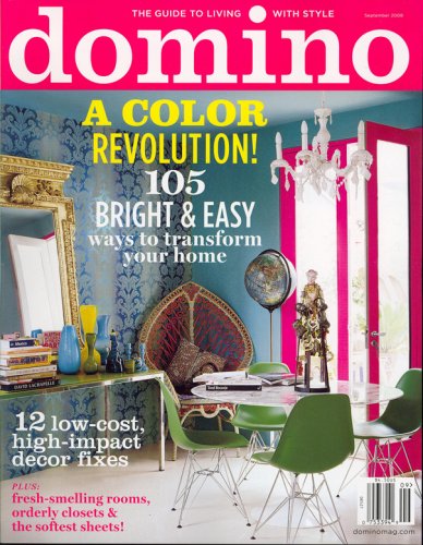 Domino, September 2008 Issue: Editors of DOMINO Magazine: Amazon.com: Books
