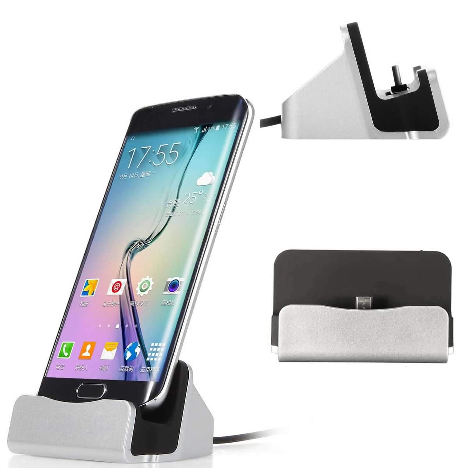 Amazon.com: Micro USB Charing Dock,Superior ZRL® Desktop Aluminum ...