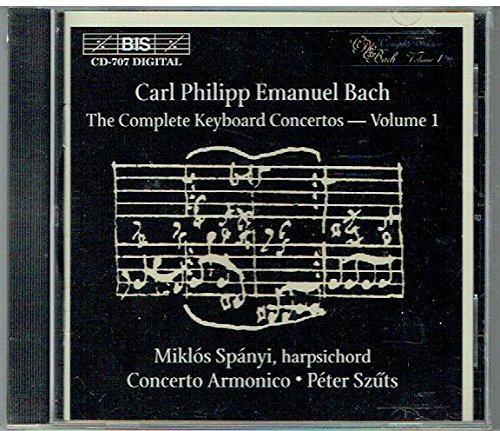 Carl Philipp Emanuel Bach: The Complete Keyboard Concertos - Volume 1 ...