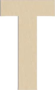 Amazon.com: HILAZA 17 Inch Large Wooden Letter T, 1/4 in Thick Big Wood ...