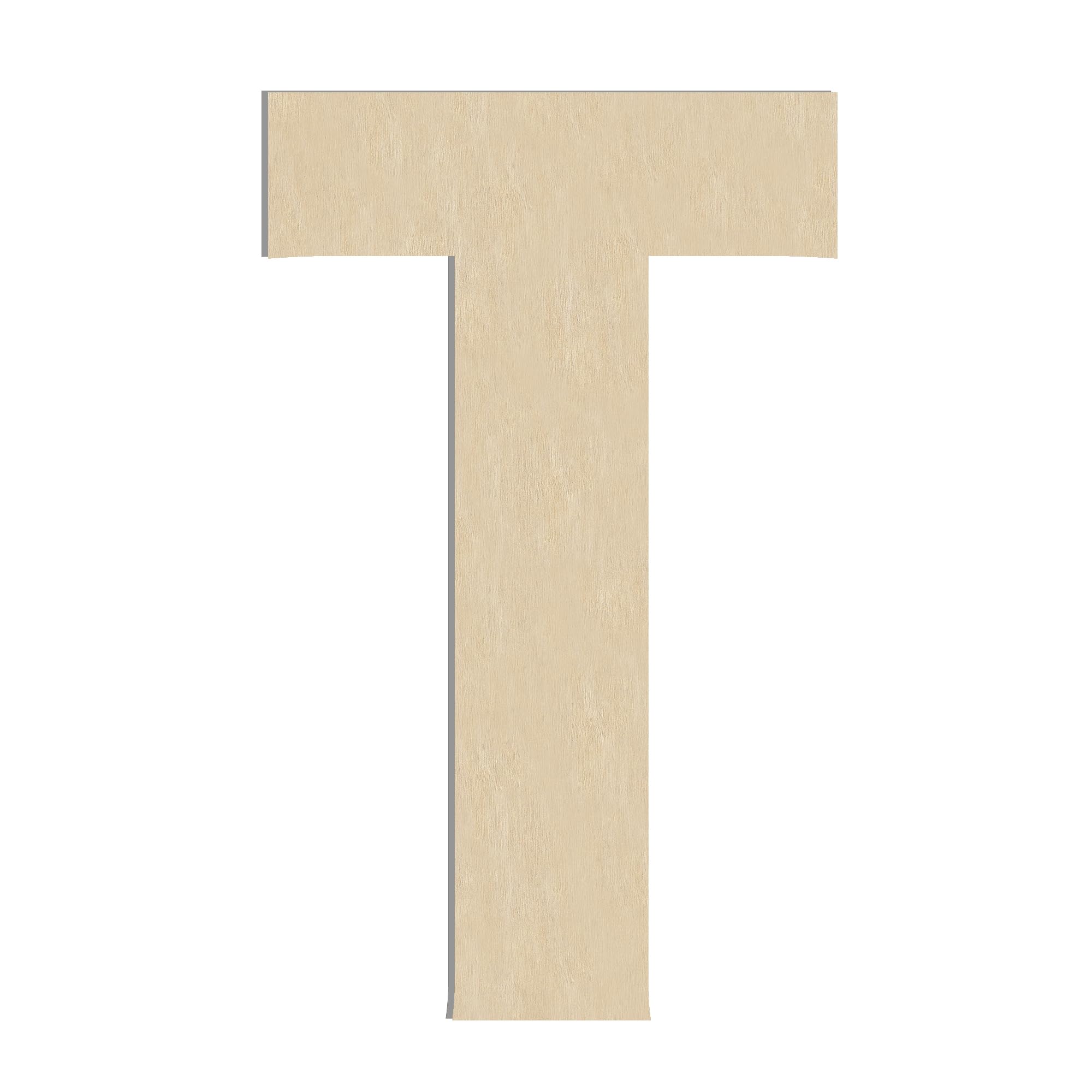 Amazon.com: HILAZA 17 Inch Large Wooden Letter T, 1/4 in Thick Big Wood ...