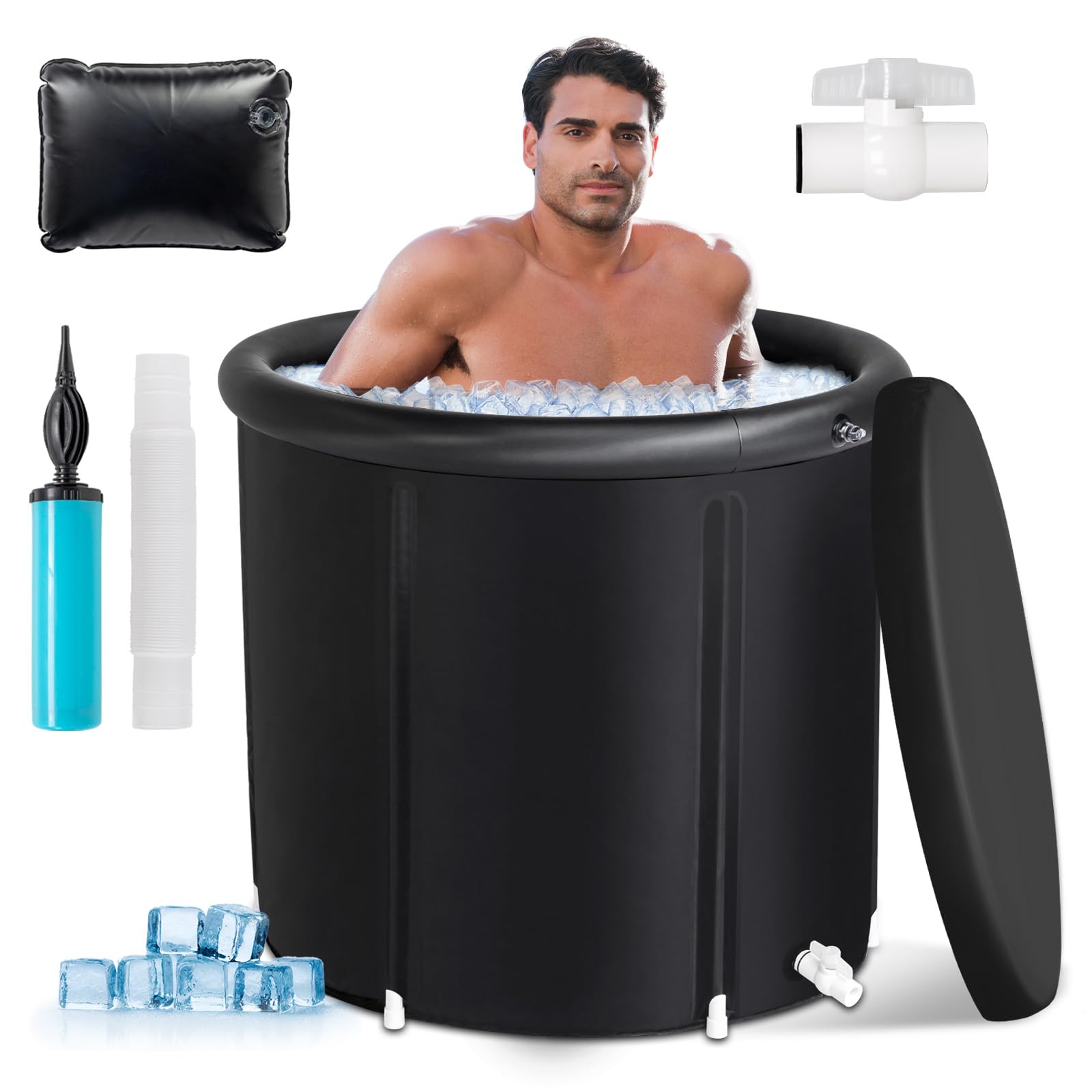 Snapklik.com : Outvita Ice Bath Tub For Athletes, 105 Gal Multiple ...