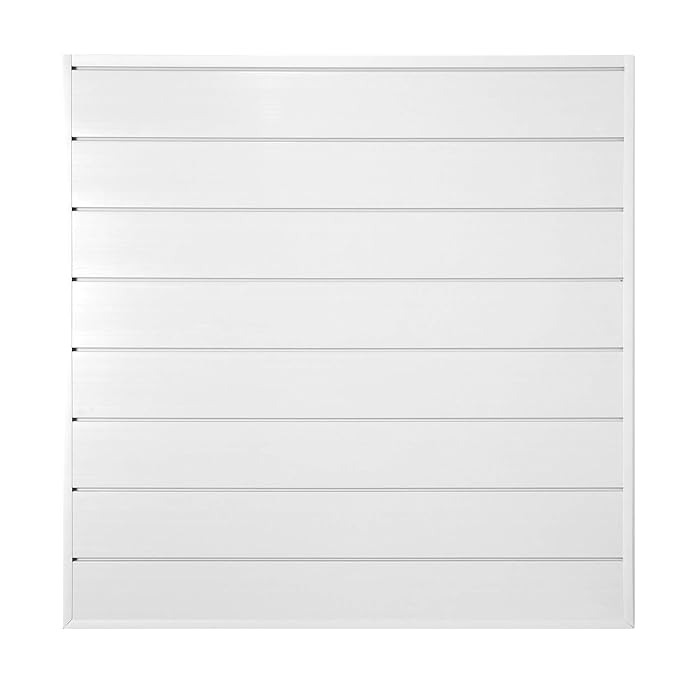 Buy Crownwall PVC Slat Wall Panels Garage Wall and Home Organizer ...