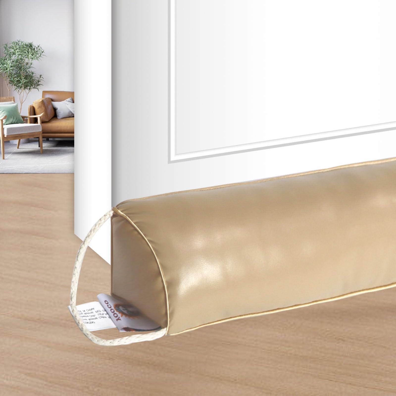 Door Draft Stopper-YOOGO 38 Inch Weighted Under Door Draft Stopper ...