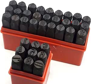 OMEX NEW 36 Pcs NUMBER & LETTER ALPHABET ALPHA NUMERIC PUNCH MARKING ...