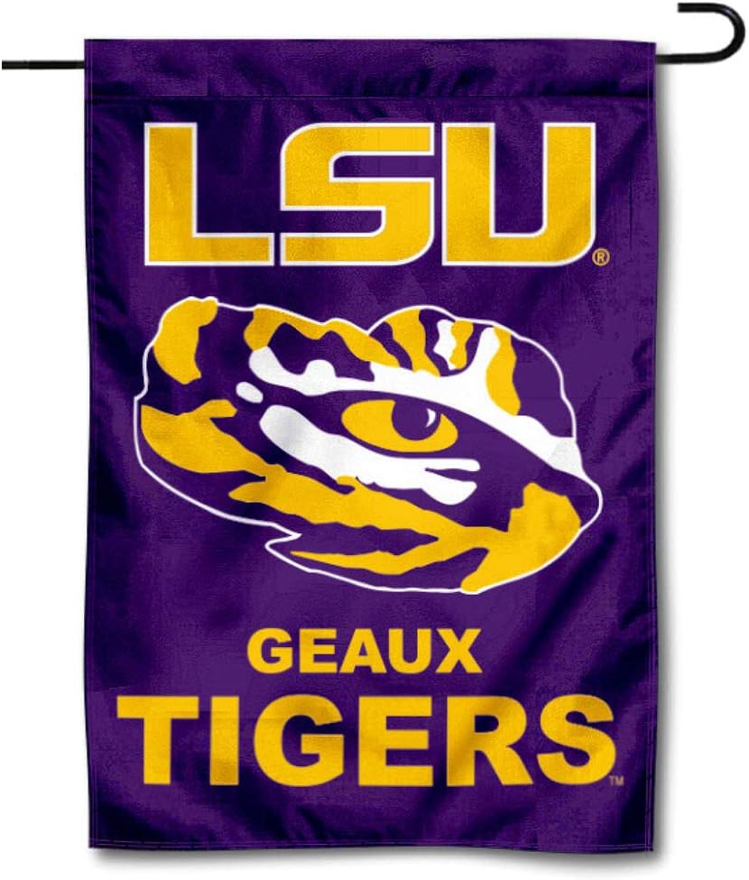 Amazon.com : LSU Garden Flag and Yard Banner : Sports Fan Outdoor Flags ...