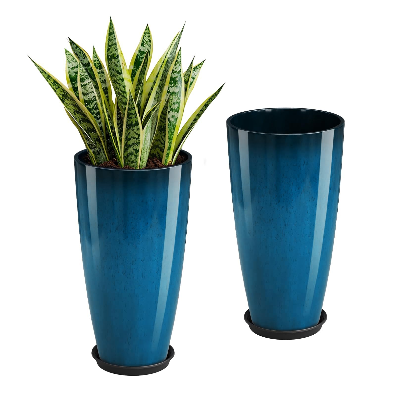 7 Best Extra Large Resin Planters For Trees | 19-Gallon Stability