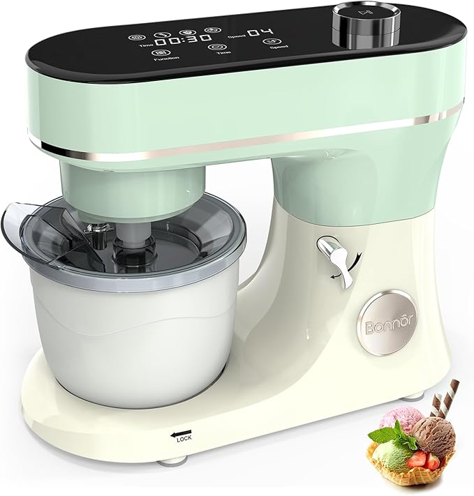 Amazon.com: Ice Cream Maker Attachment for Bonnor Stand Mixer, 2 Quart ...