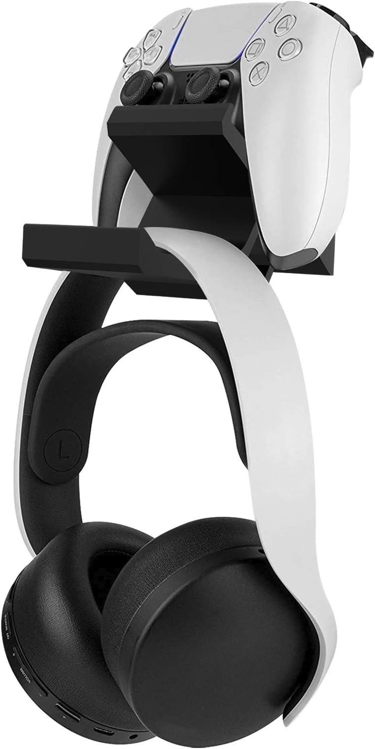 Amazon.com: Linkidea Gaming Headset & Controller Holder, Dual Gamepad ...