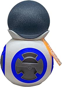 Amazon.com: IMPREMLI Support Alexa Echo Dot 4 ta Generation Android Type BB8 (White/Blue ...