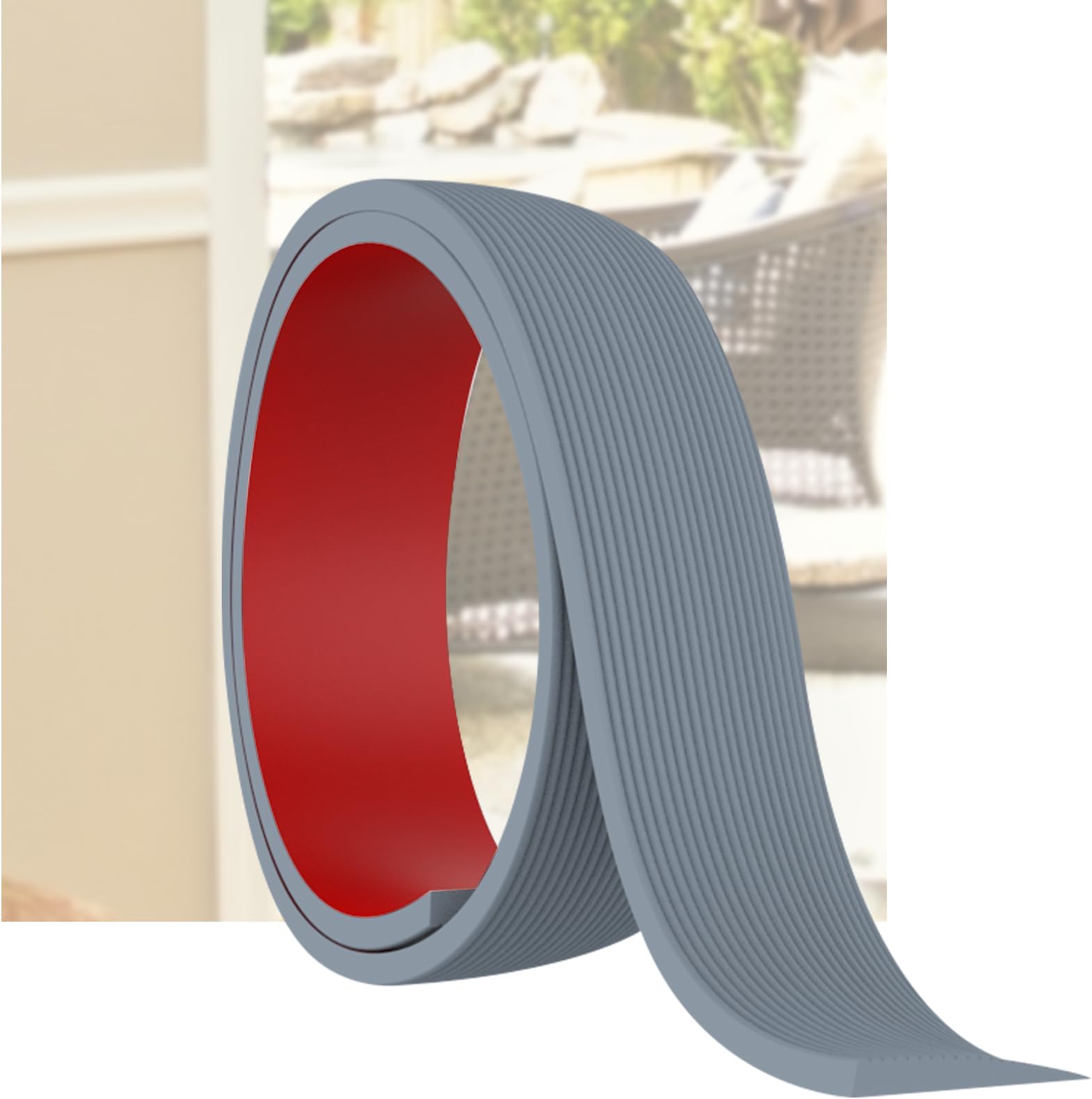 Amazon.com: Rubber Door Threshold Ramp: Durable Self-Adhesive Rubber ...