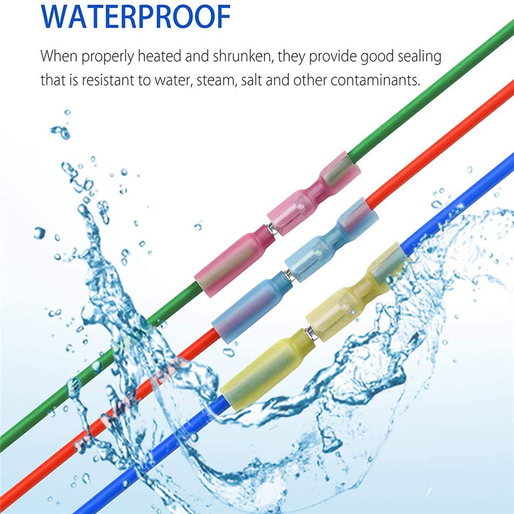 Snapklik.com : PONFY 100PCS Heat Shrink Bullet Terminals - Female ...