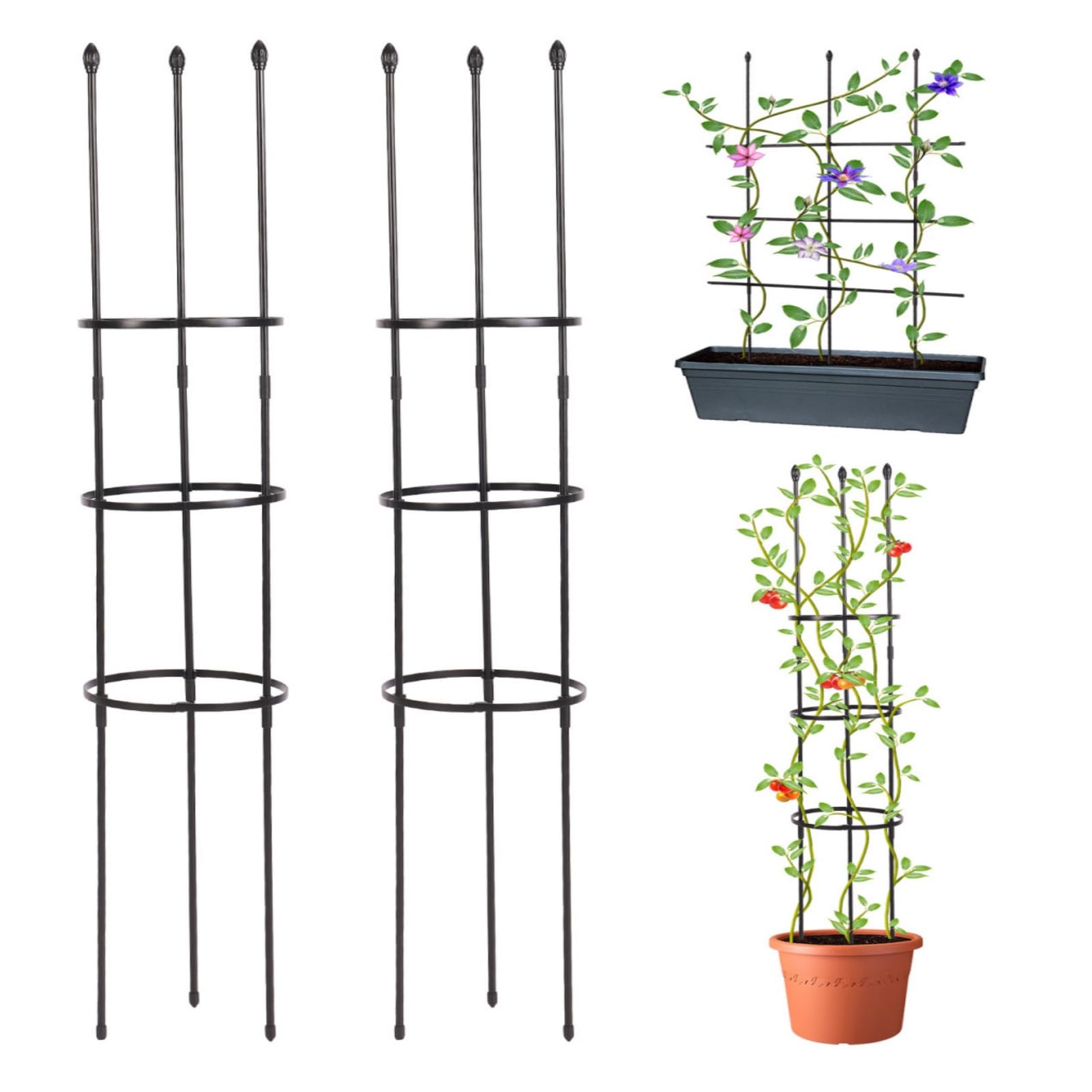 Snapklik.com : Lalahoni Garden Trellis For Climbing Plants Outdoor, 48 ...