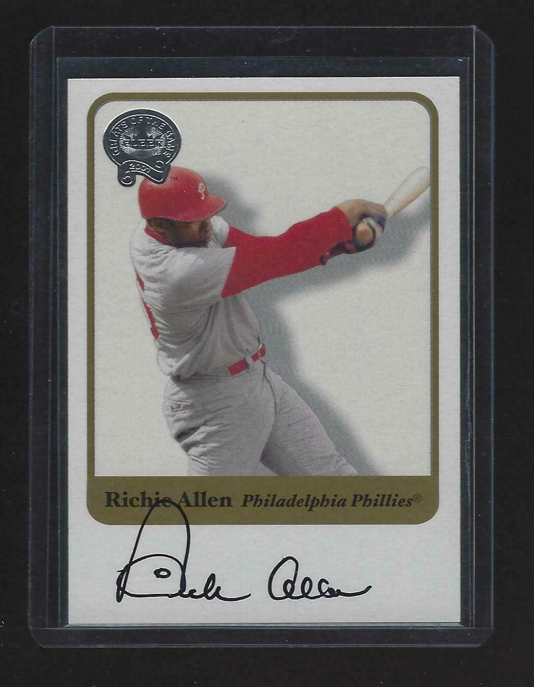 Richie Dick Allen Signed Auto 2001 Fleer Greats On Card Autograph ...